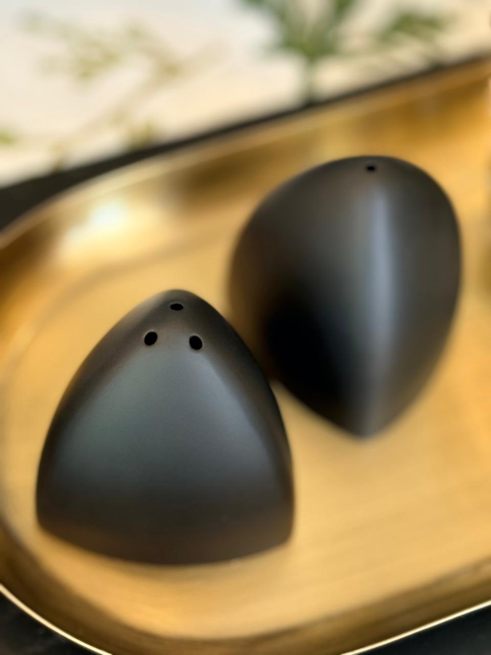 Set salero y pimentero de acero – Rancho Deco